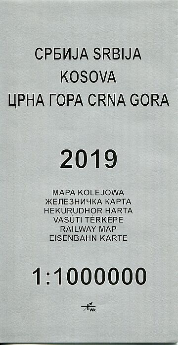 Serbia railway map 2019 - www.stenvalls.com